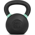 Yes4All Heavy Weight Cast Iron Grip 24kg / 53lb Powder Coated Kettlebell - Walmart.com