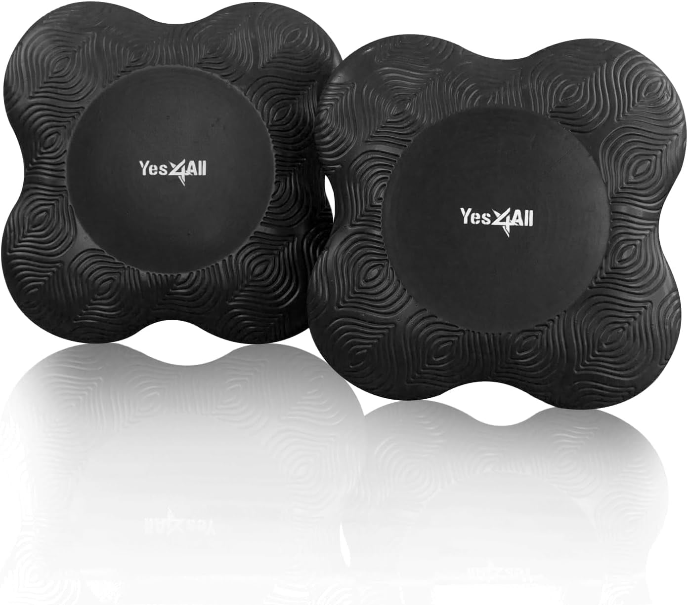 Yes4All 2PCS Extra Thick Yoga Knee Pads, Gel Foam, 13/16 Inches Cushion ...