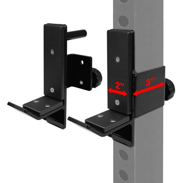 Yes4All 2x3 J-Hook Barbell Power Rack Pair - Walmart.com