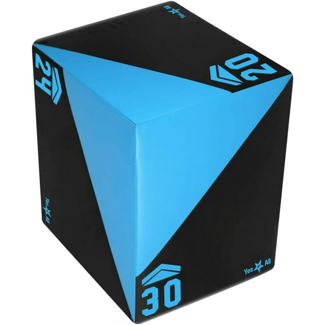 Yes4All 3 in 1 Foam Plyometric Jump Box Jump Training & Conditioning ...