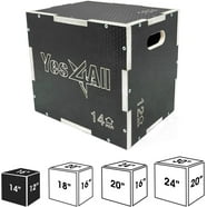 Yes4All Steel Plyo Box, 18 Inches, Black, Durable and Anti-Slip ...