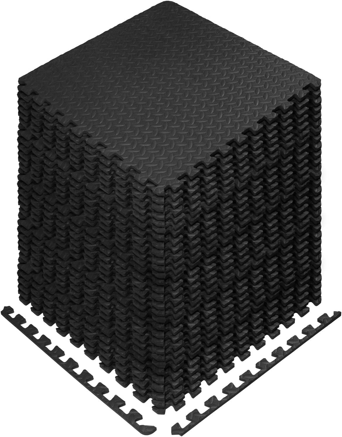 Sorbus Faux Marble Floor Mat 3/8-Inch Thick Foam Interlocking Flooring ...