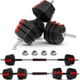 Yes4All 44 lbs Cement Adjustable Dumbbell - Walmart.com