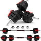 Yes4All 44 lbs Cement Adjustable Dumbbell - Walmart.com