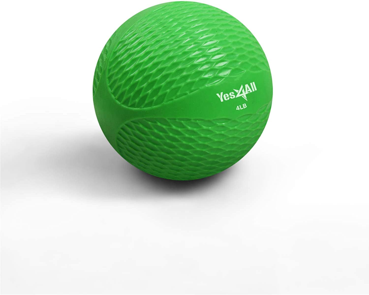 Yes4All 4lbs Soft Weighted Toning Ball Diamond Knurl Green - Walmart.com