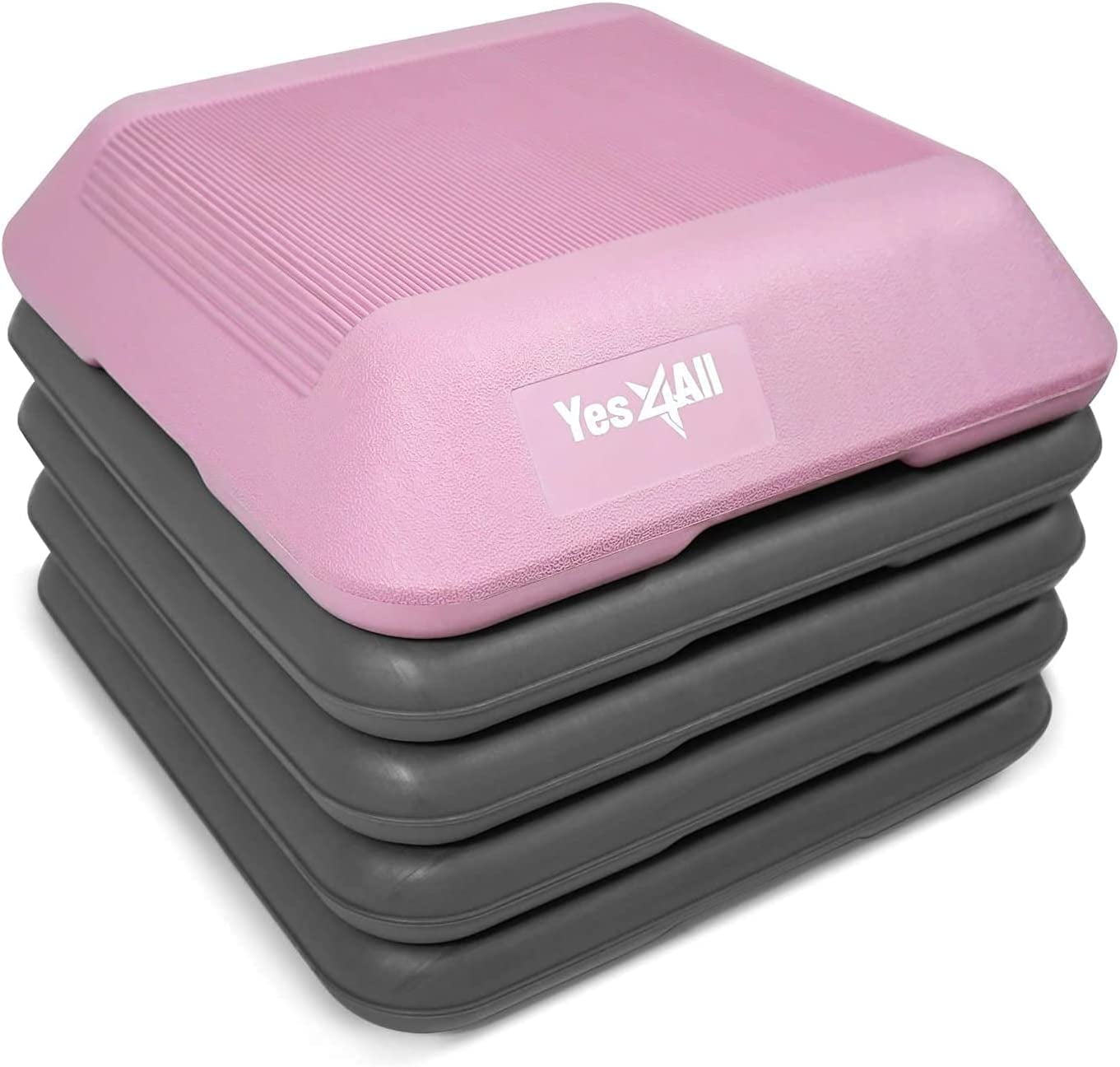 Yes4All Adjustable High Step Aerobic Platform, 16 in x 16 in, for ...