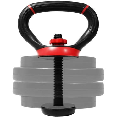 PowerPress Kettlebell Handle - Black Grip Attachment - Home Workout ...