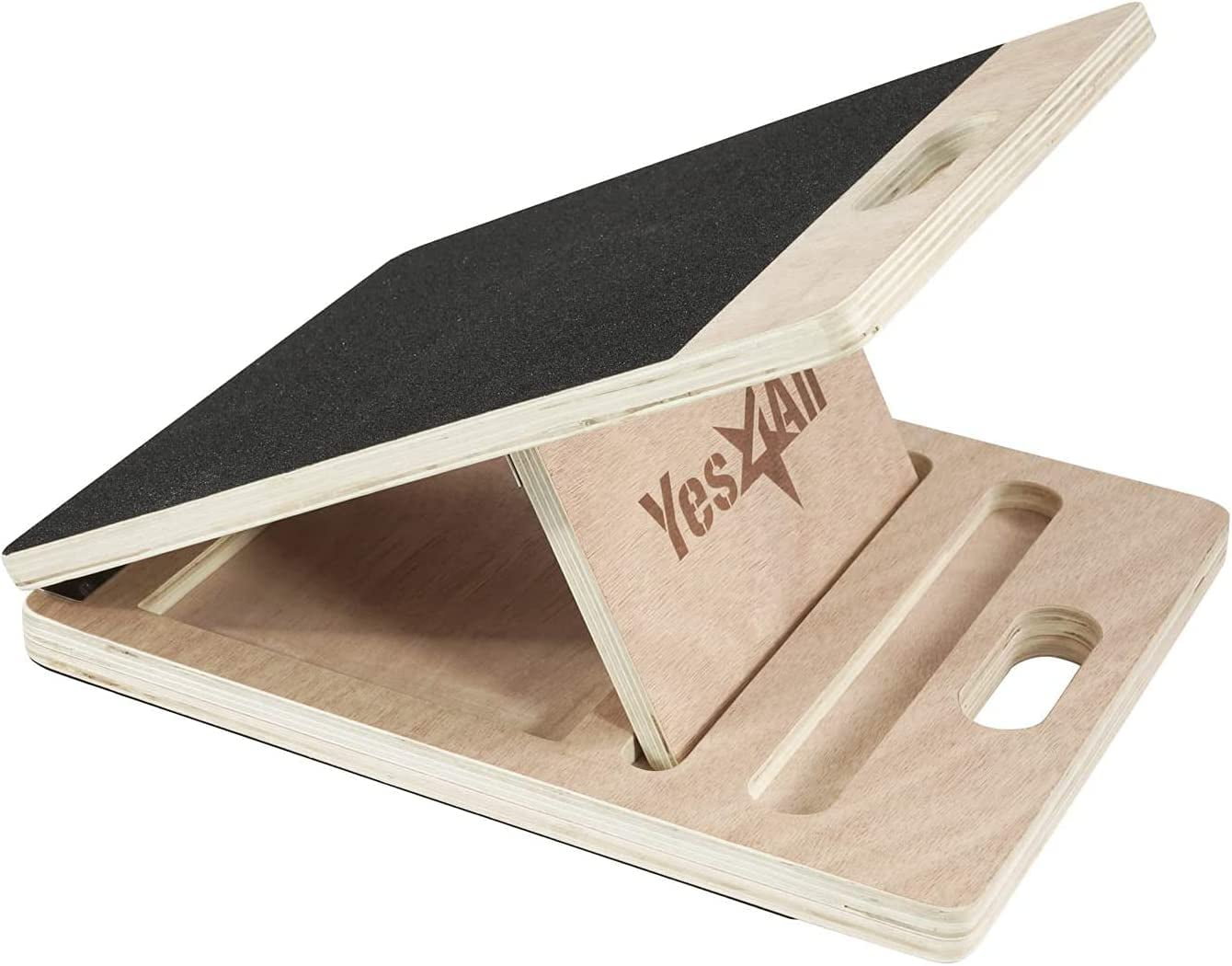 Yes4All Adjustable Wooden Slant Board, 3 Incline Levels, 20Â°, 30Â ...