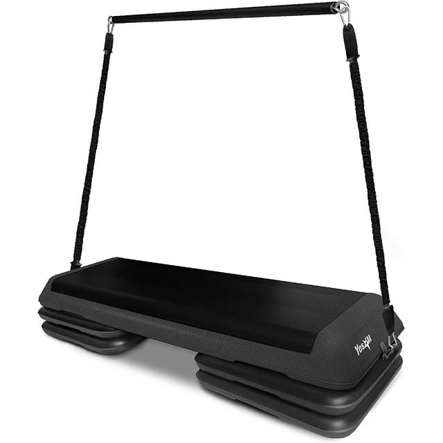 Yes4All Gym Stepper Equipment: Aerobic Exercise Step Platform with 4 ...