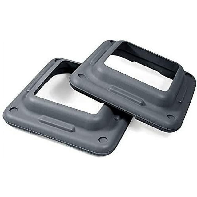 Yes4All Aerobic Risers for Step Platform - 16 x 16 x 2.2 in, Light Grey ...