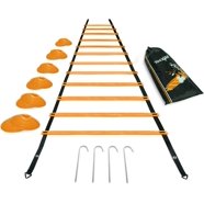Yes4All Speed and Agility Training Ladder with Carry Bag - 8 Rung ...
