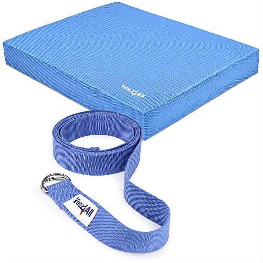Yes4All Balance Pad Large – Exercise Foam Cushion (Blue) and Yoga ...