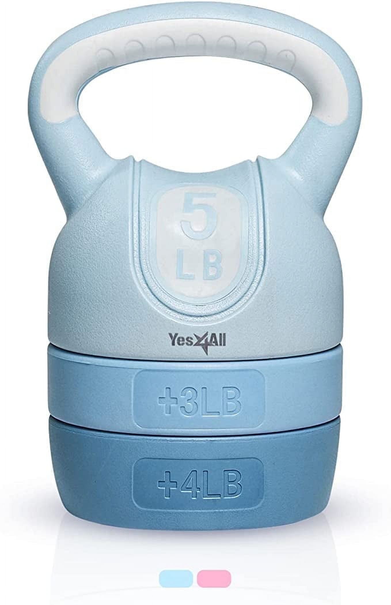 Yes4All Cement - Adjustable kettlebell - Teal - 12 lbs - Walmart.com