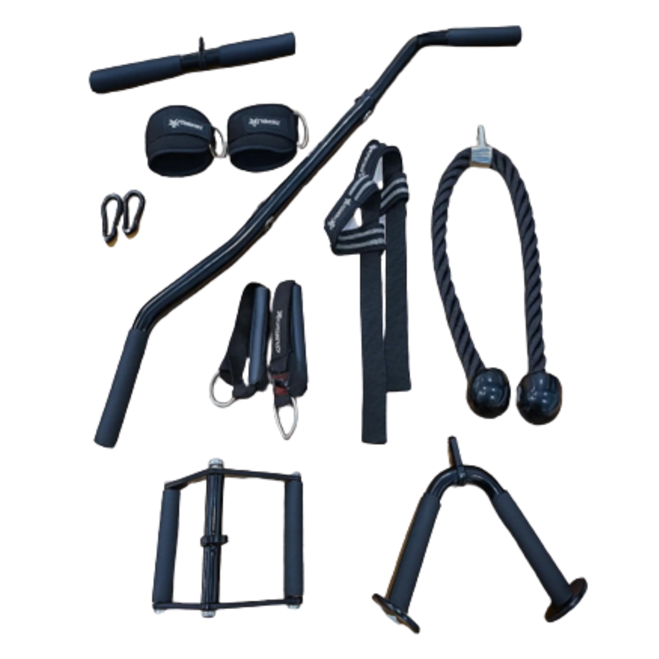 Yes4All Combo Cable Machine Attachments for Home Gym - Tricep Rope, V ...