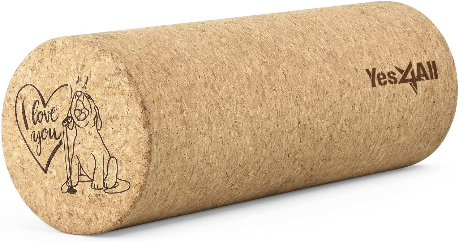 Yes4All Cork Massage Roller 12inch Wood Single - Walmart.com
