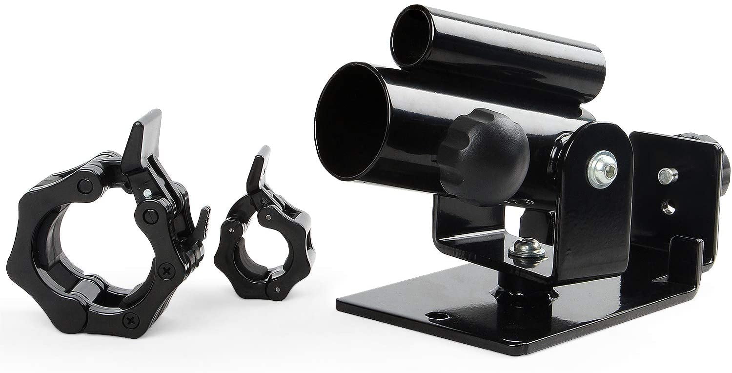 Yes4All Deluxe T Bar Row Platform + Lock Jaw Black 1inch + Lock Jaw ...