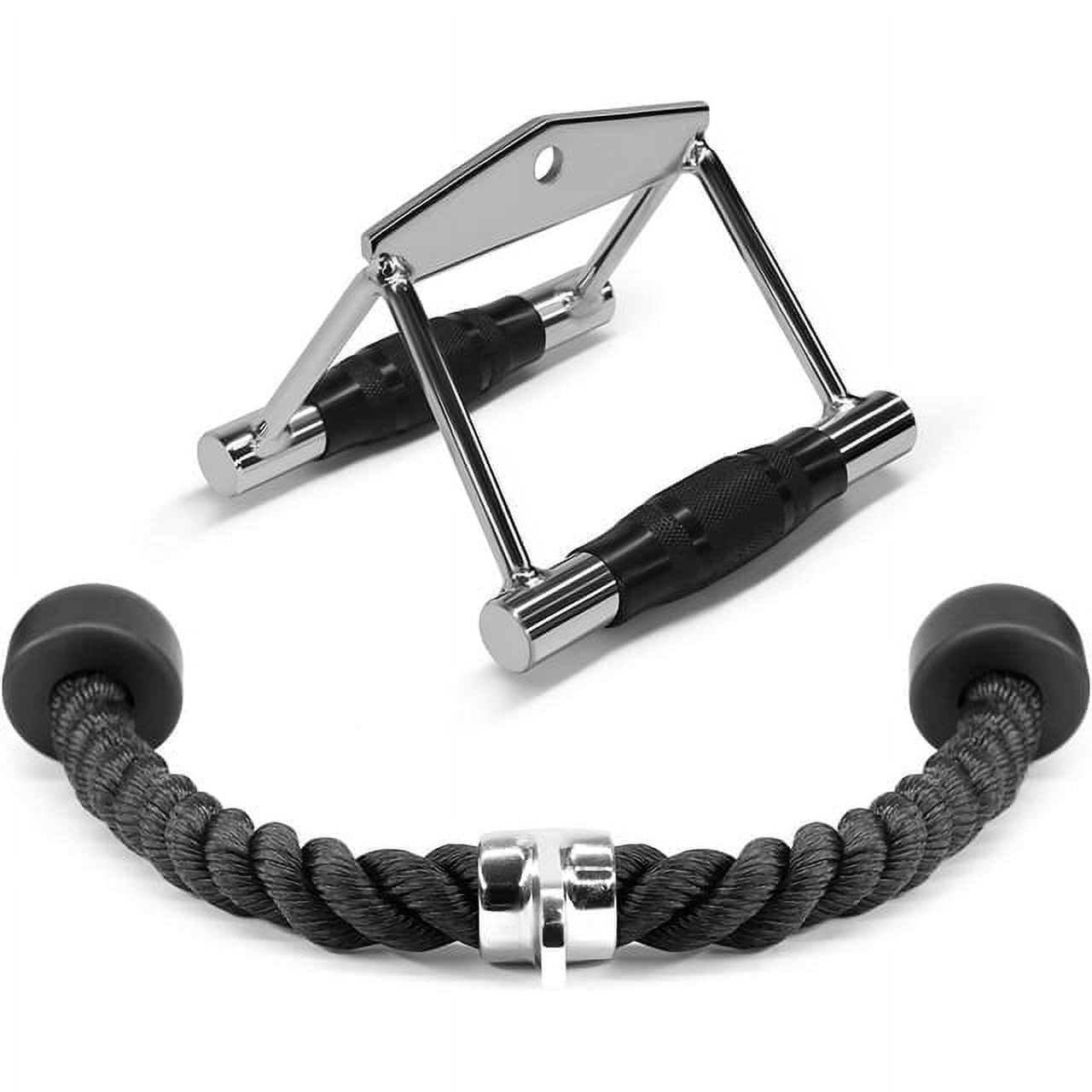 Yes4All Home Gym Fitness Equipment - Double D Handle + Tricep Rope ...