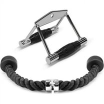 CAP Deluxe 20" Straight Bar Cable Attachment with Rubber Handgrips ...
