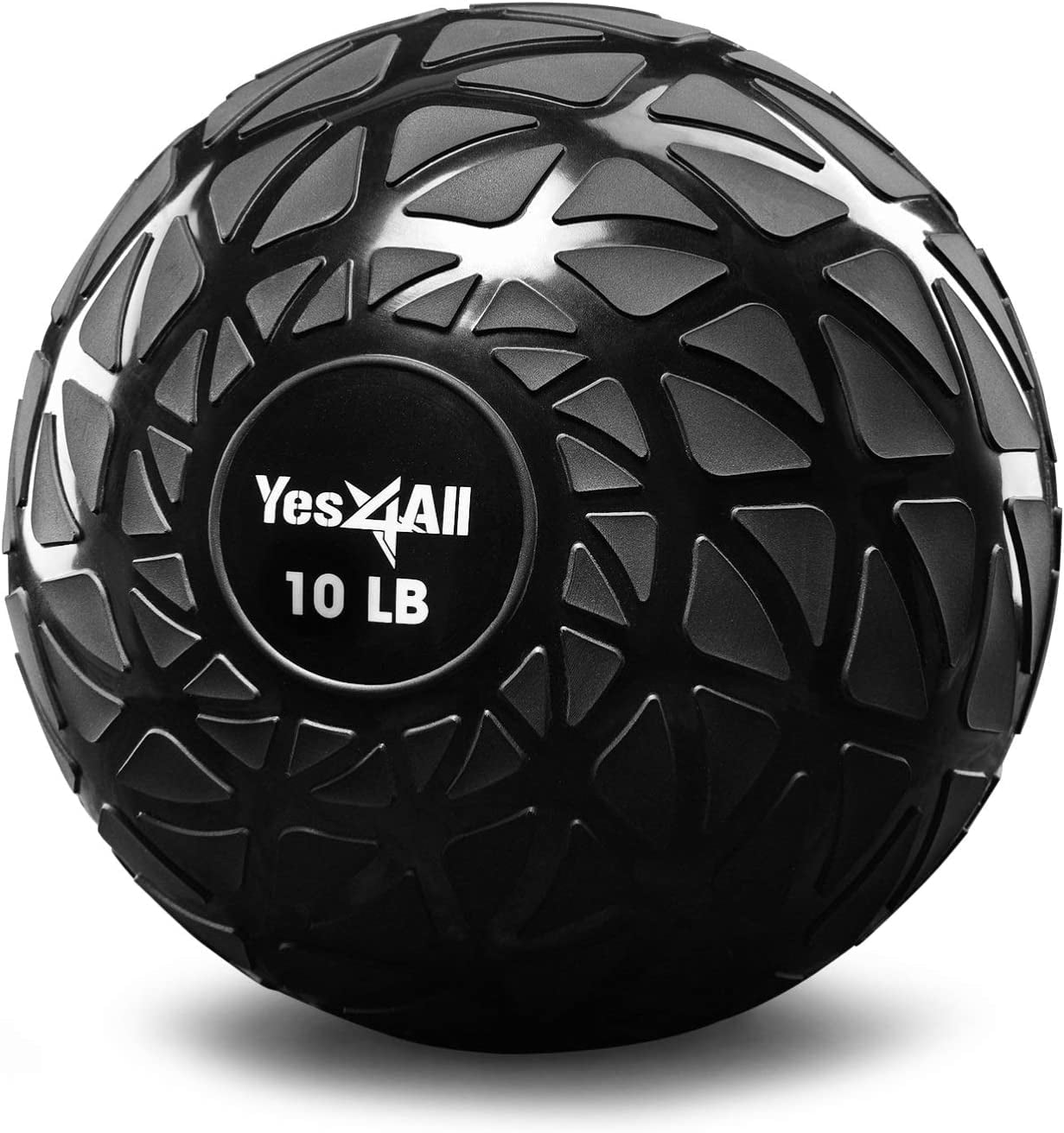 Yes4All Dynamic Slam Ball, PVC Sand Filled Medicine Ball, 10-40lbs ...