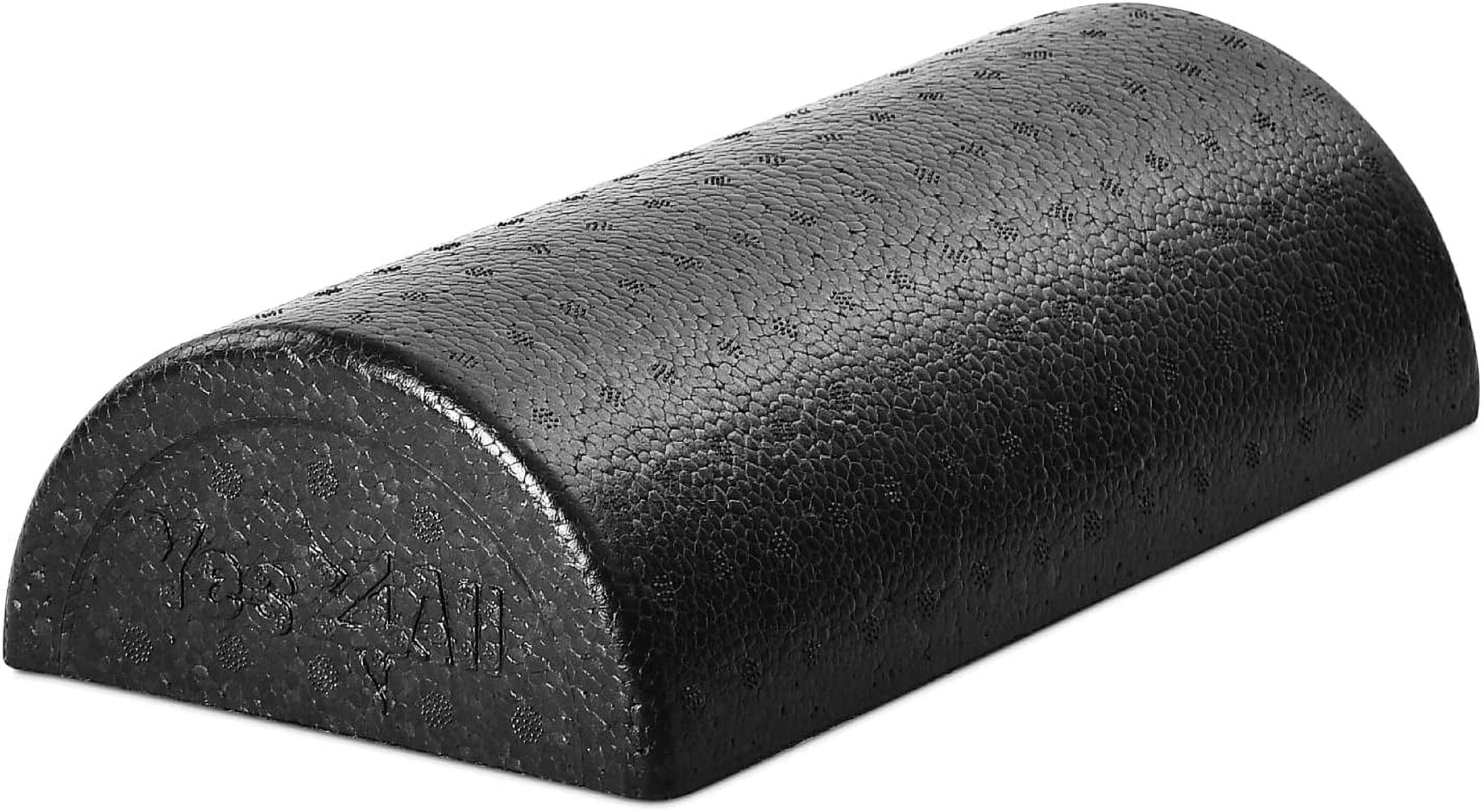 Yes4All Half Roller EPP/Foam Roller 12inch Black - Walmart.com