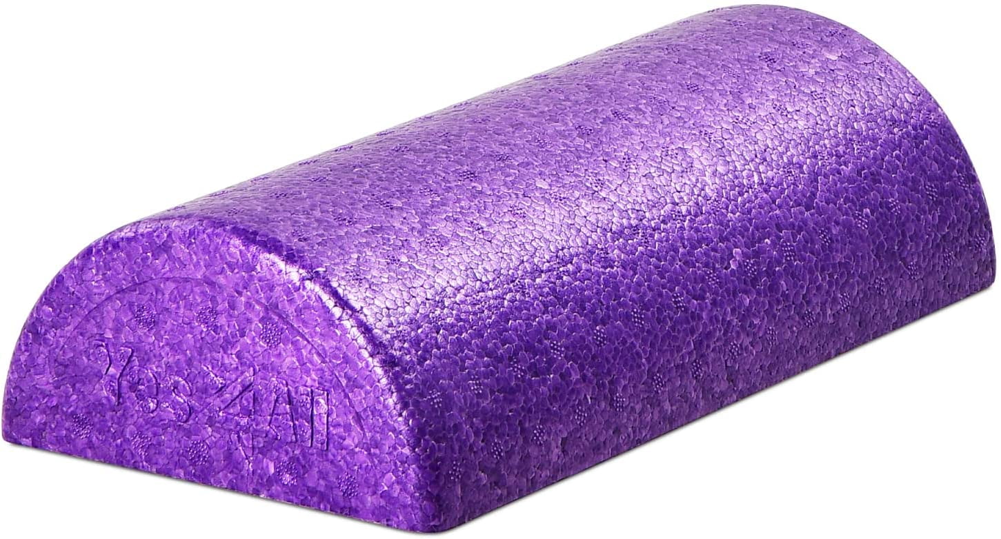 Yes4All Half Roller EPP/Foam Roller 12inch Purple - Walmart.com