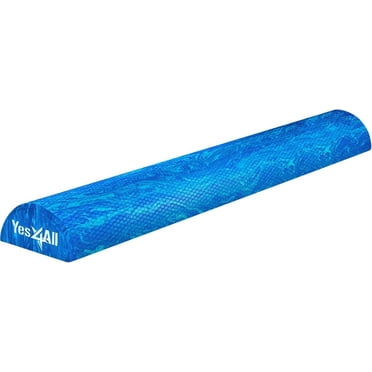CanDo Blue PE Foam Rollers for Fitness, Exercise Muscle Restoration ...