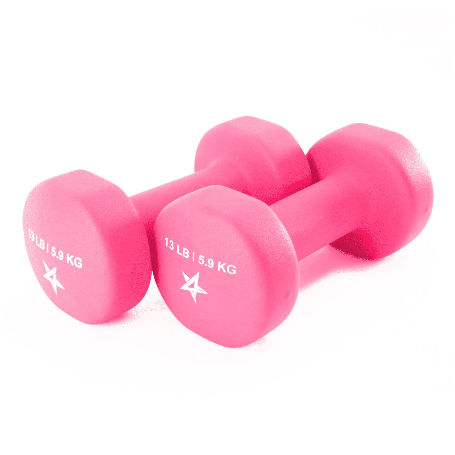 Yes4All 13LBS Set of 2 Neoprene Coated Dumbbells, Pair of Hand Weights ...