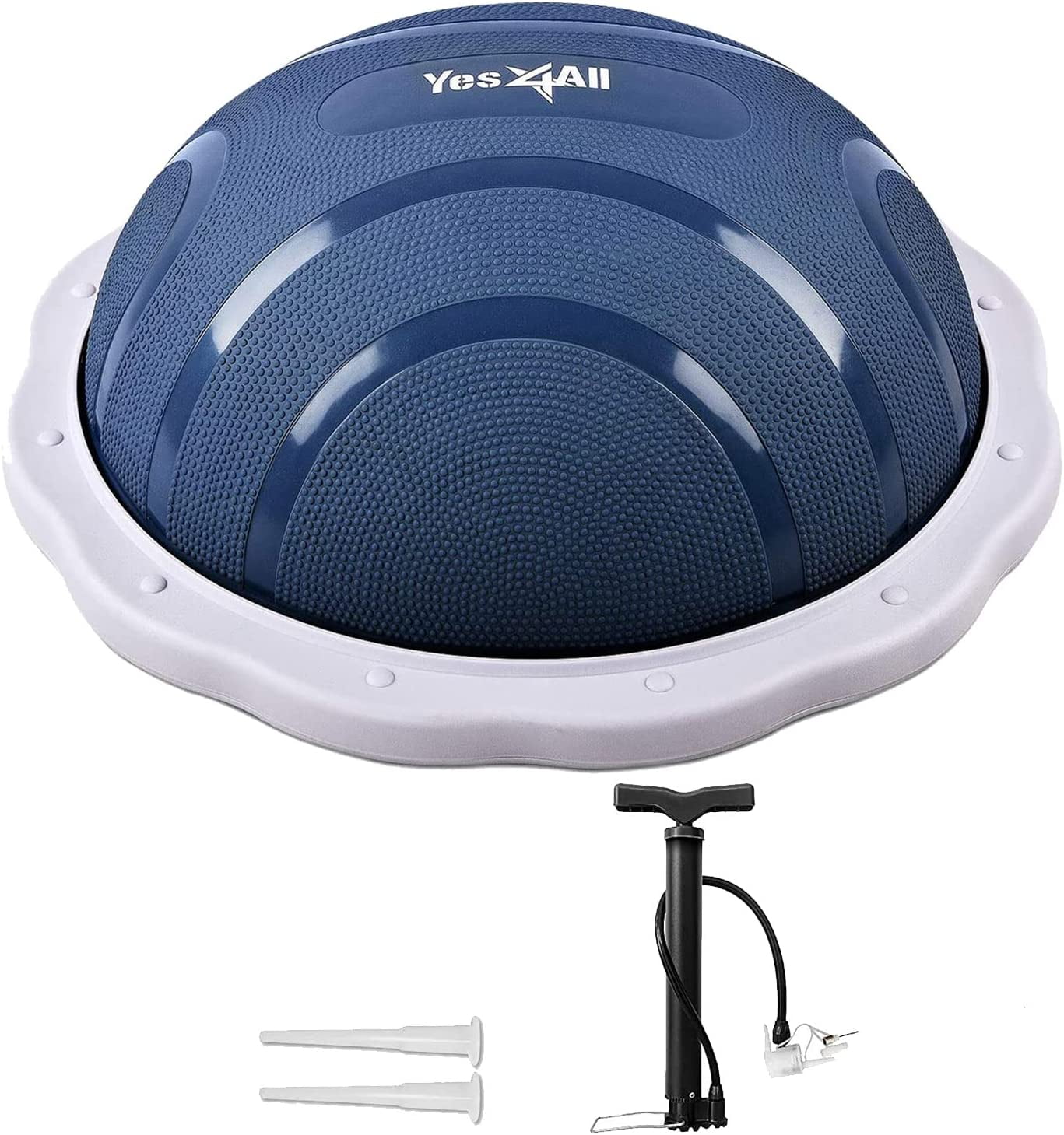 Yes4All Premium Half Ball Balance Trainer, 23 in, for Full Body Workout ...