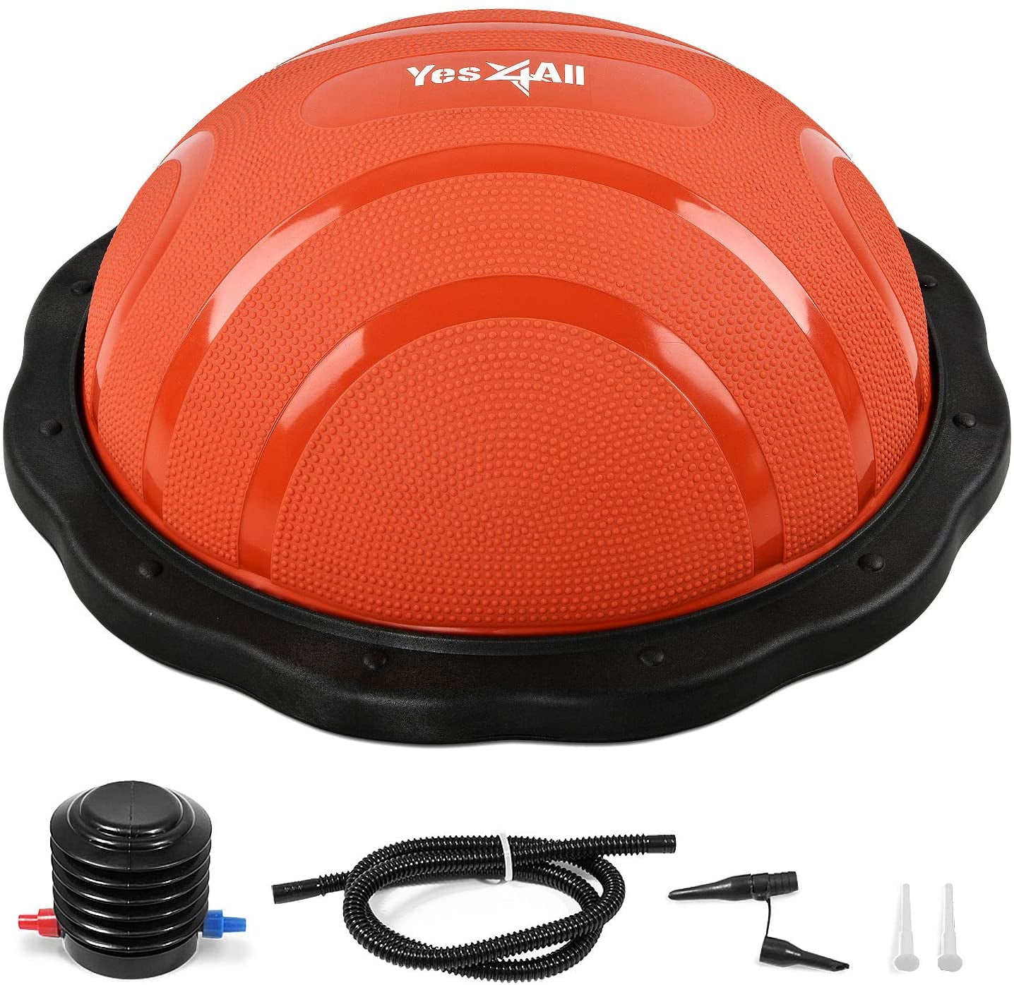 Yes4All Premium Half Ball Balance Trainer, 23 in, for Full Body Workout ...