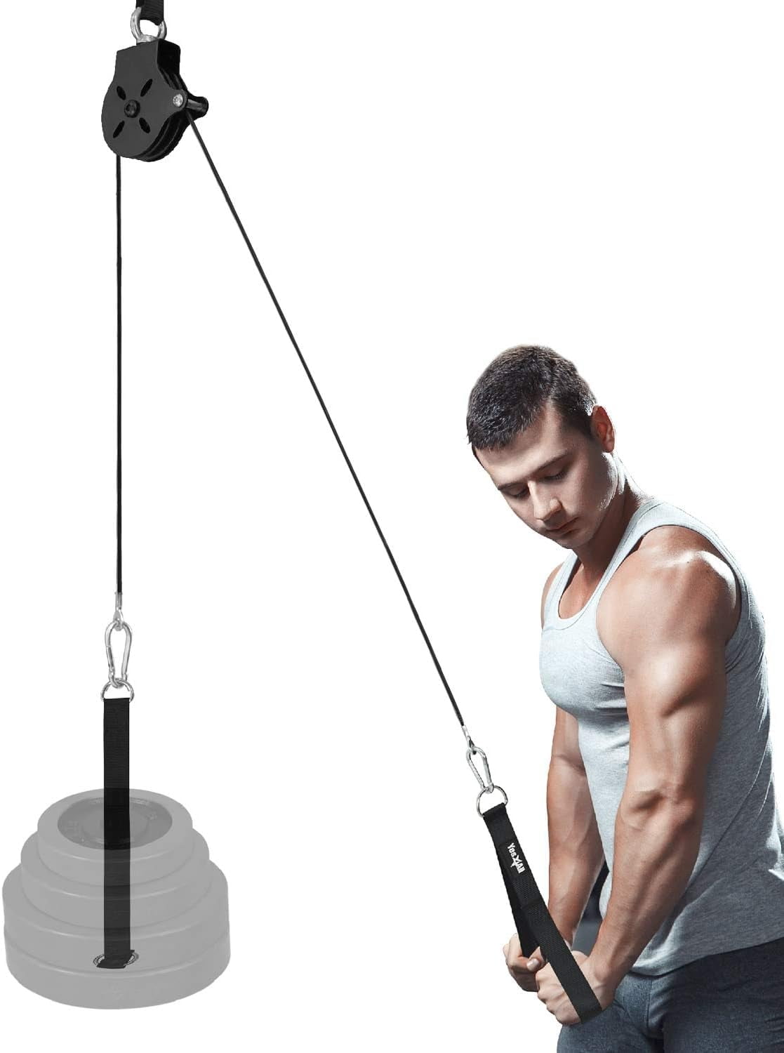 Yes4All Pulley Cable Attachment Single Set - Walmart.com
