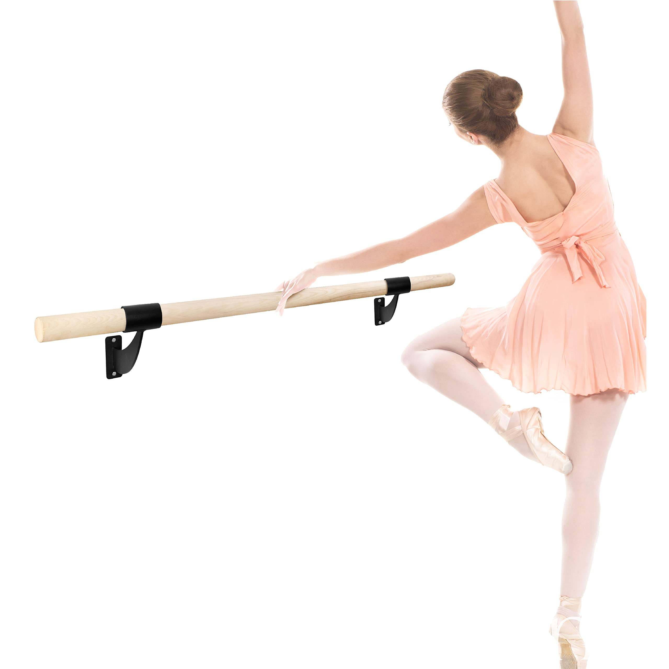 Yes4All Wall Mount Ballet Barre - Aluminum Construction - Walmart.com