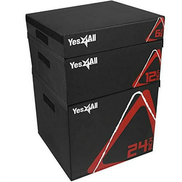 Yes4All Soft Plyo Box / Plyometric Jump Box Adjustable Plyo Box / Foam ...