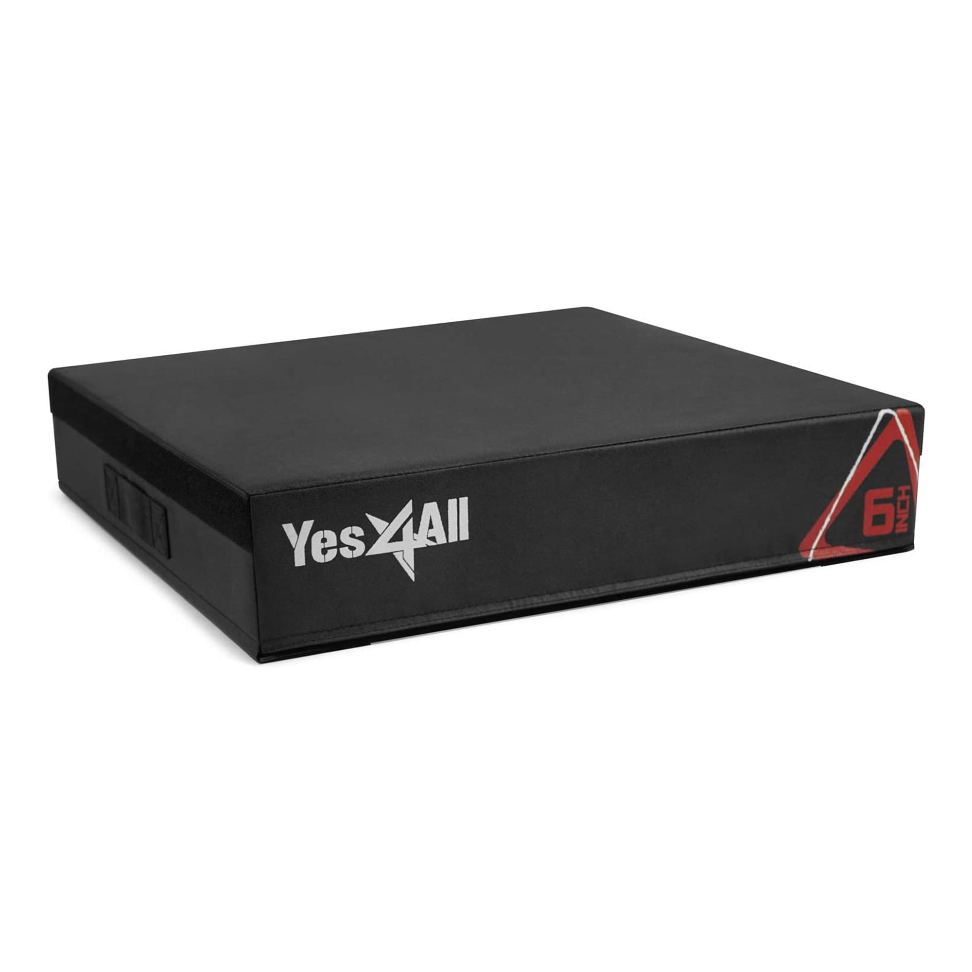 Yes4All Soft Stackable Plyometric Exercise Training Jump Box, 6", Black ...