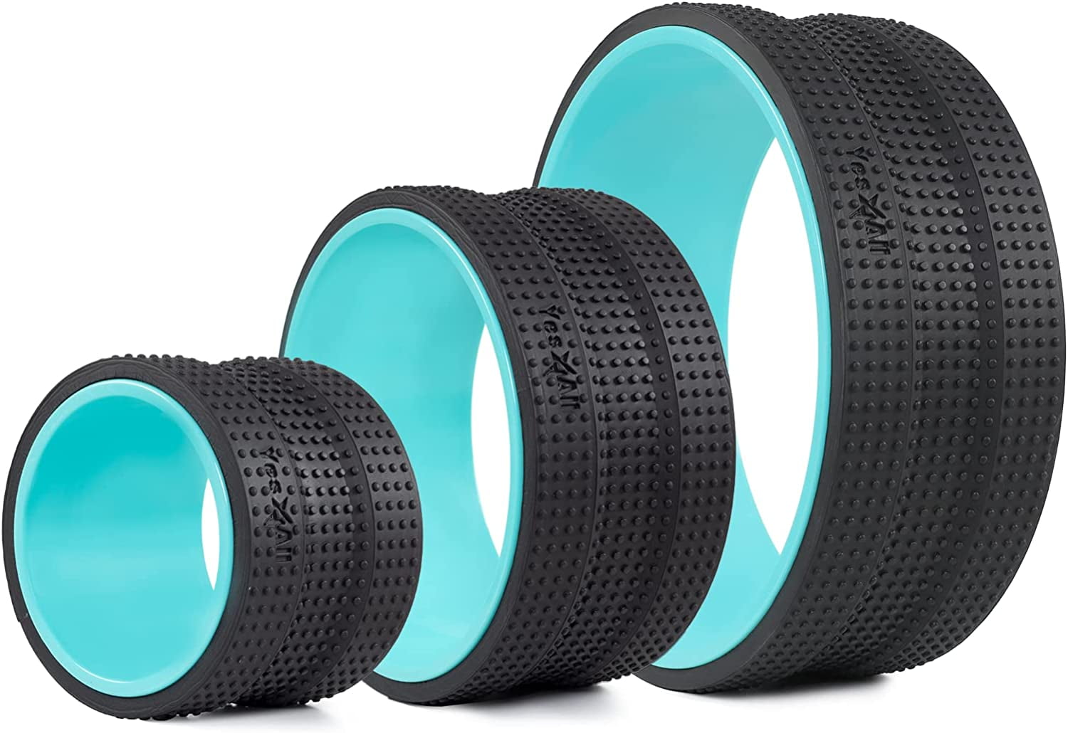 Yes4All Spinal Groove Wheel Roller, Back Stretcher Massage, Available ...