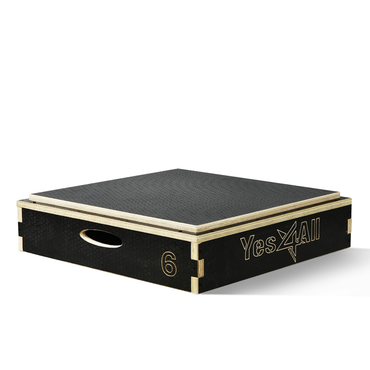 Yes4All Stackable Wooden Plyo Box, Plyometric Box with Anti-Slip ...
