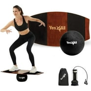 Yes4All Special Combo - Wooden Wobble Balance Board with Resistance ...