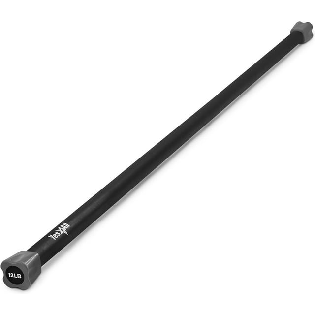 Yes4All Total Body Weighted Workout Bar, for Exercise, Therapy ...