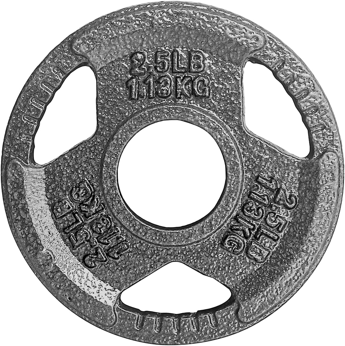 Yes4All Tri-Grip Handles Olympic Weight Plates, Cast Iron, Suitable for ...