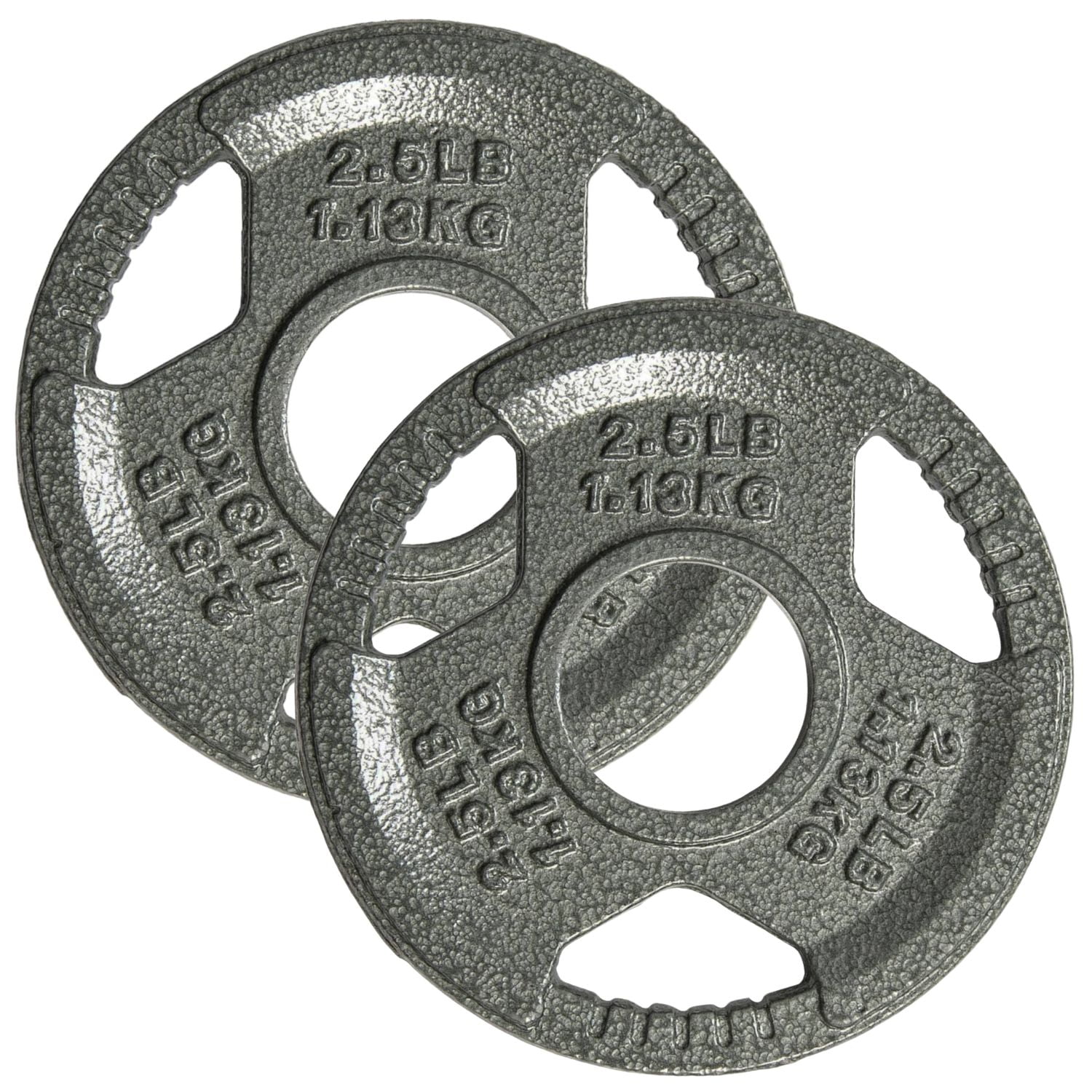 Yes4All Tri-Grip Handles Olympic Weight Plates/Cast Iron Weight Plates ...