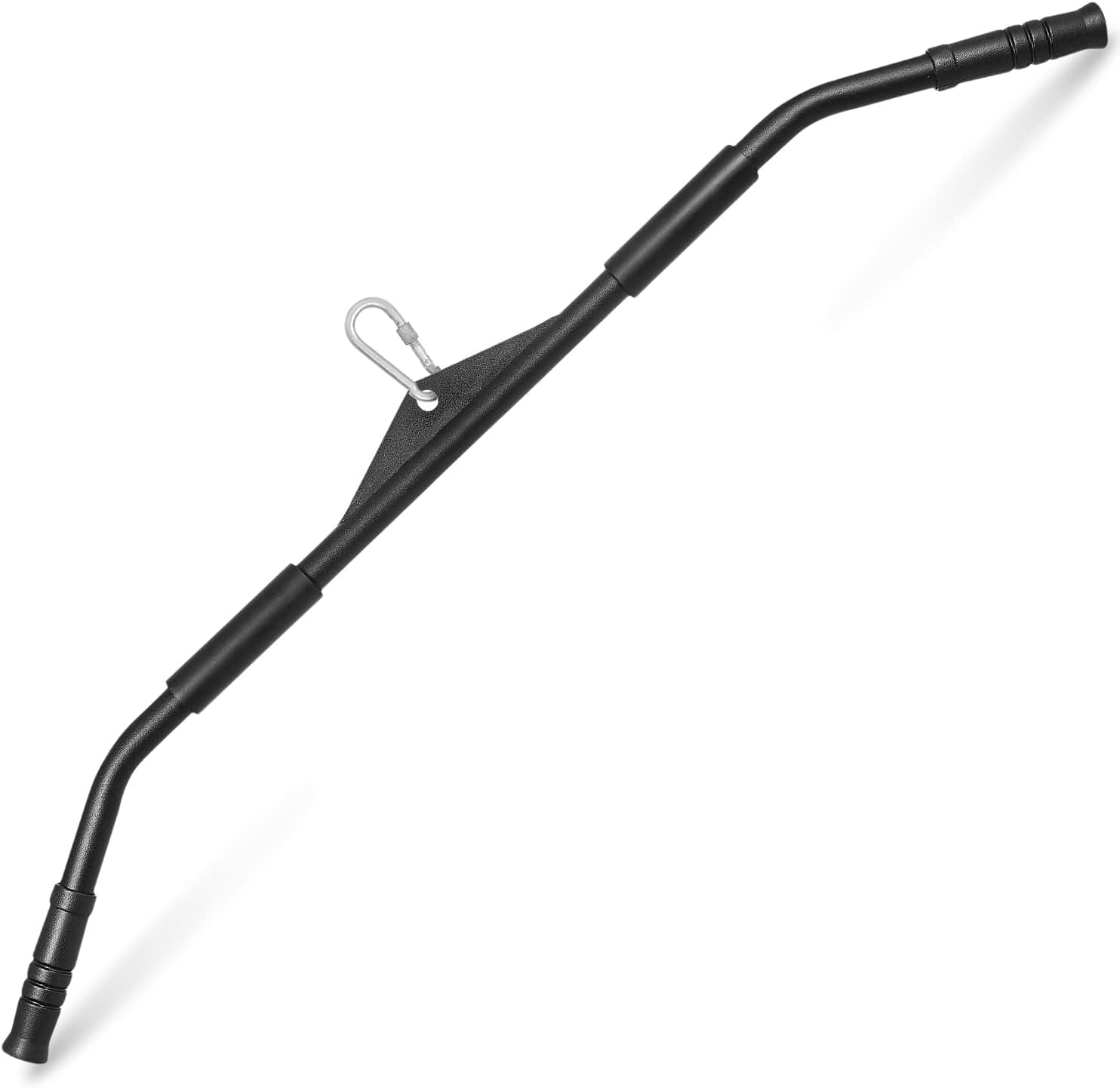 Yes4All Wide Grip LAT Pull Down Bar Attachments with Rubber Handles ...