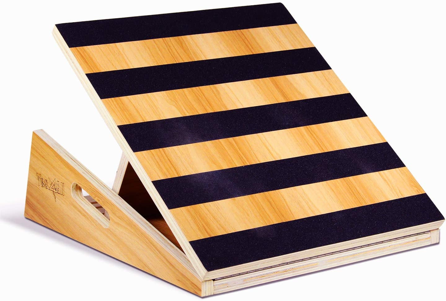 Yes4All Wooden Slant Board/ Calf Stretcher Slant Board - 5 Angles: 15 ...