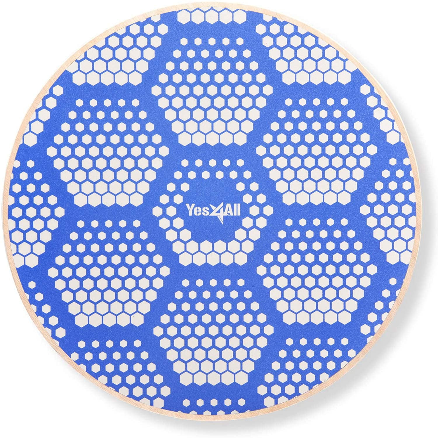 Yes4All Wooden Wobble Balance Board - 16 in Surface, for Exercise ...