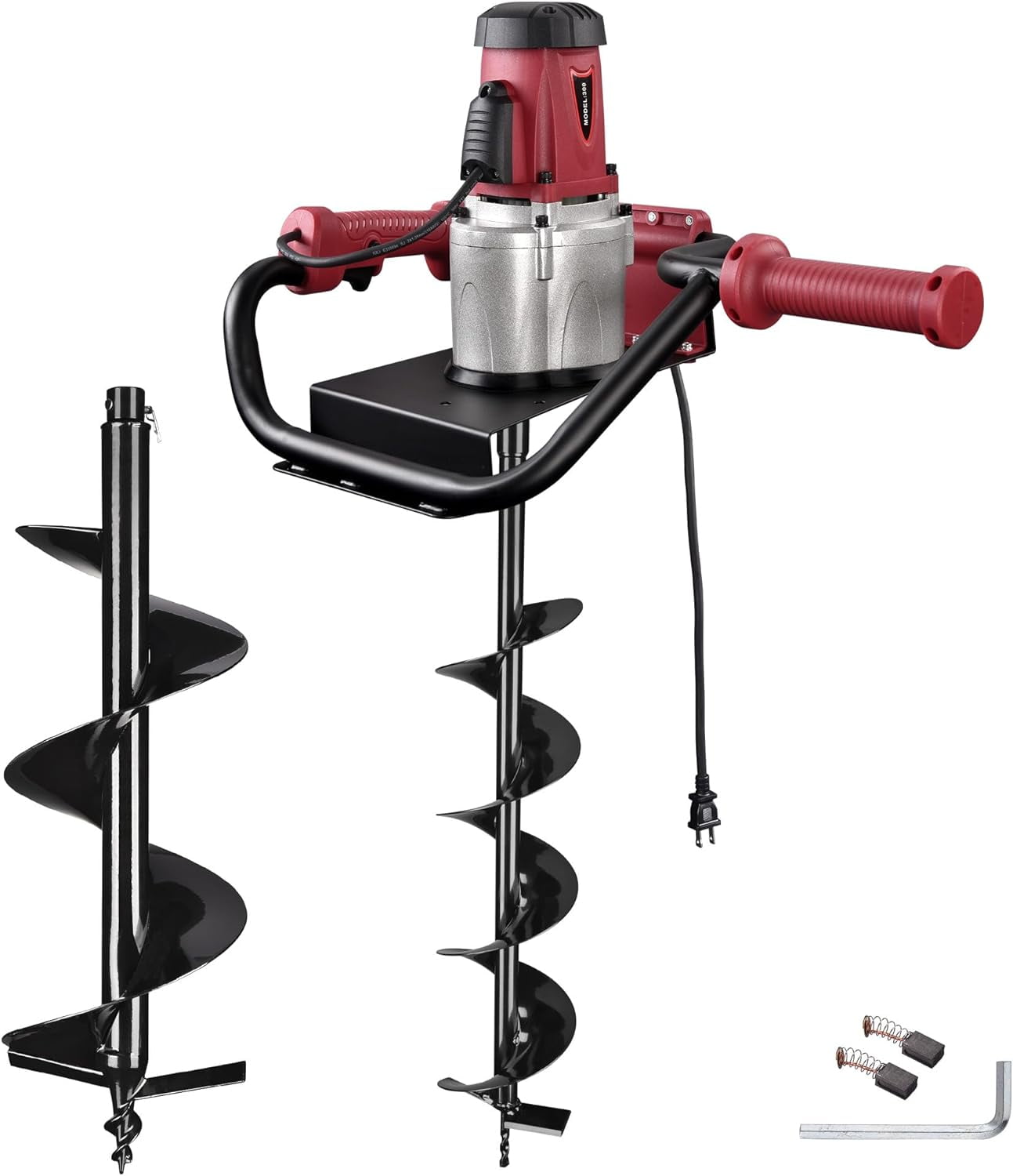 YesHom 1500W Electric Post Hole Digger Earth Auger Drill 2HP Powerhead ...