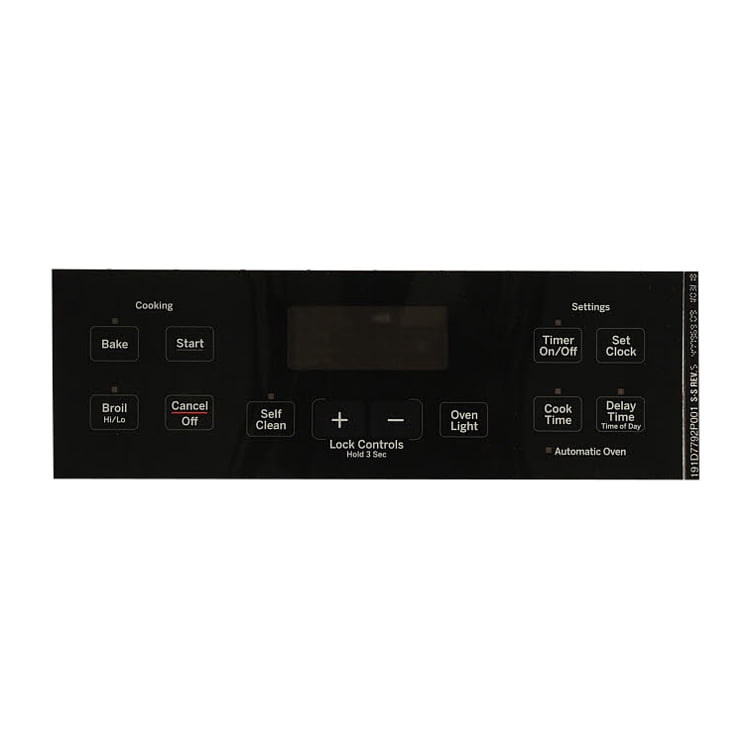 YesParts WB27T11511 Durable Range Range Faceplate - Black - Walmart ...