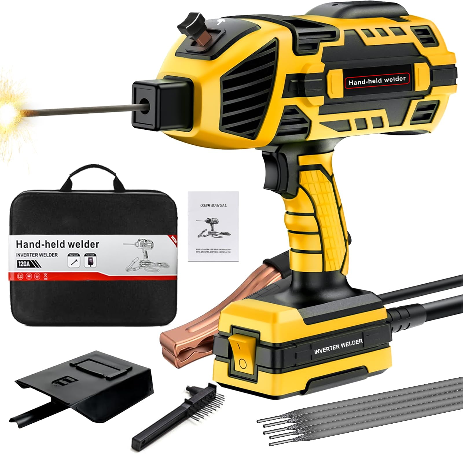 YesRight Handheld Welding Machine 110V 120A Portable Electric Welder ...