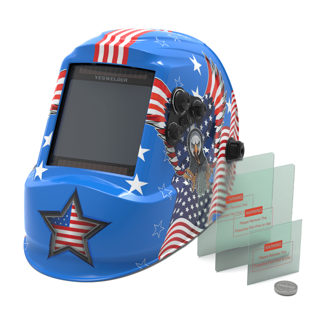 YesWelder Welding Helmet, Large View True Color Auto Darkening Welding ...