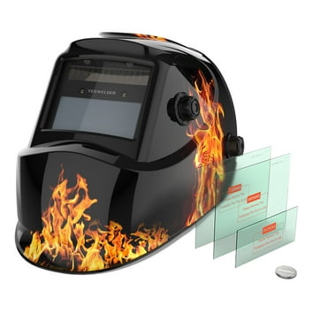 **large viewing true color solar powered auto darkening welding helmet ...