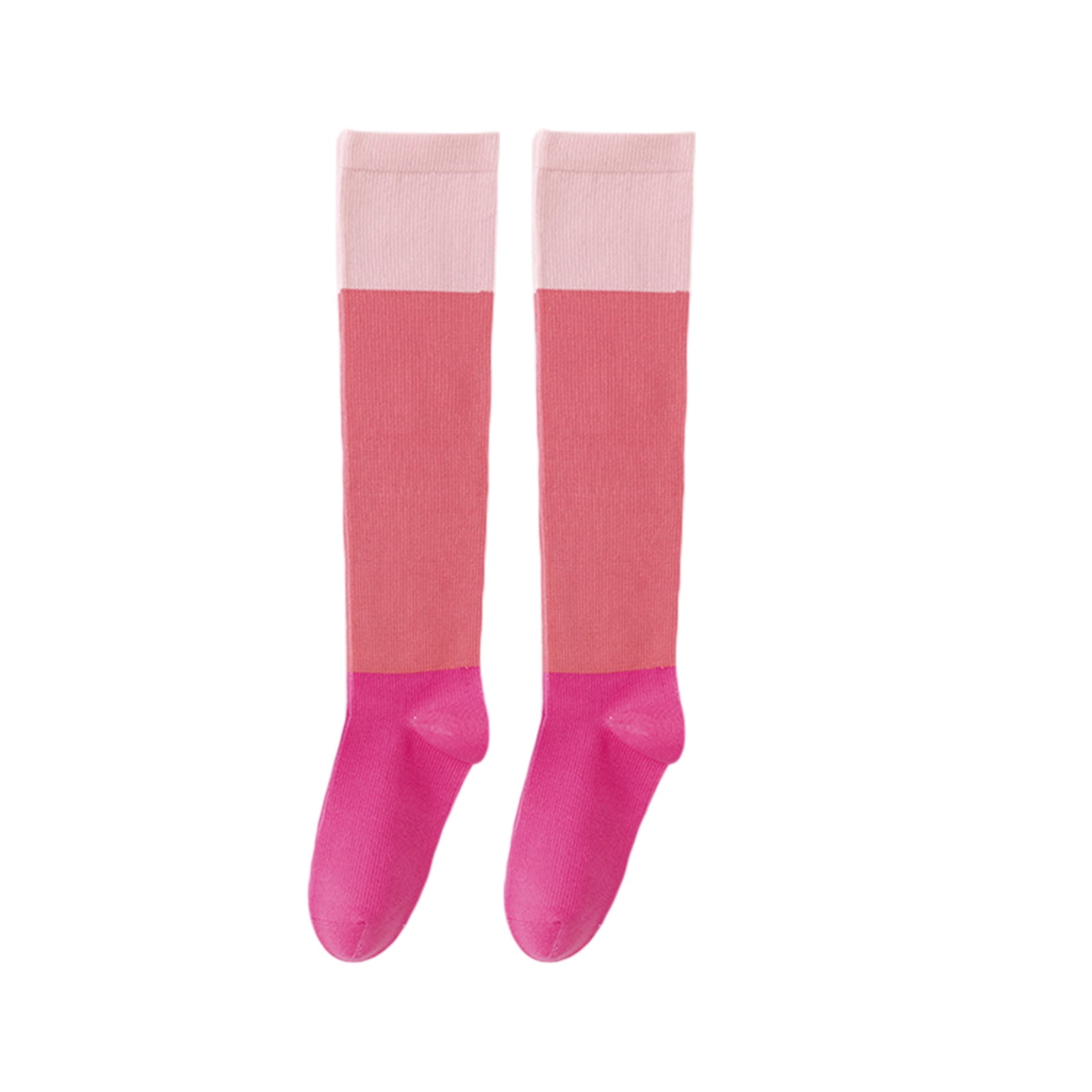 Yesbay 1 Pair Sports Compression Stockings Color-Block High Elasticity ...