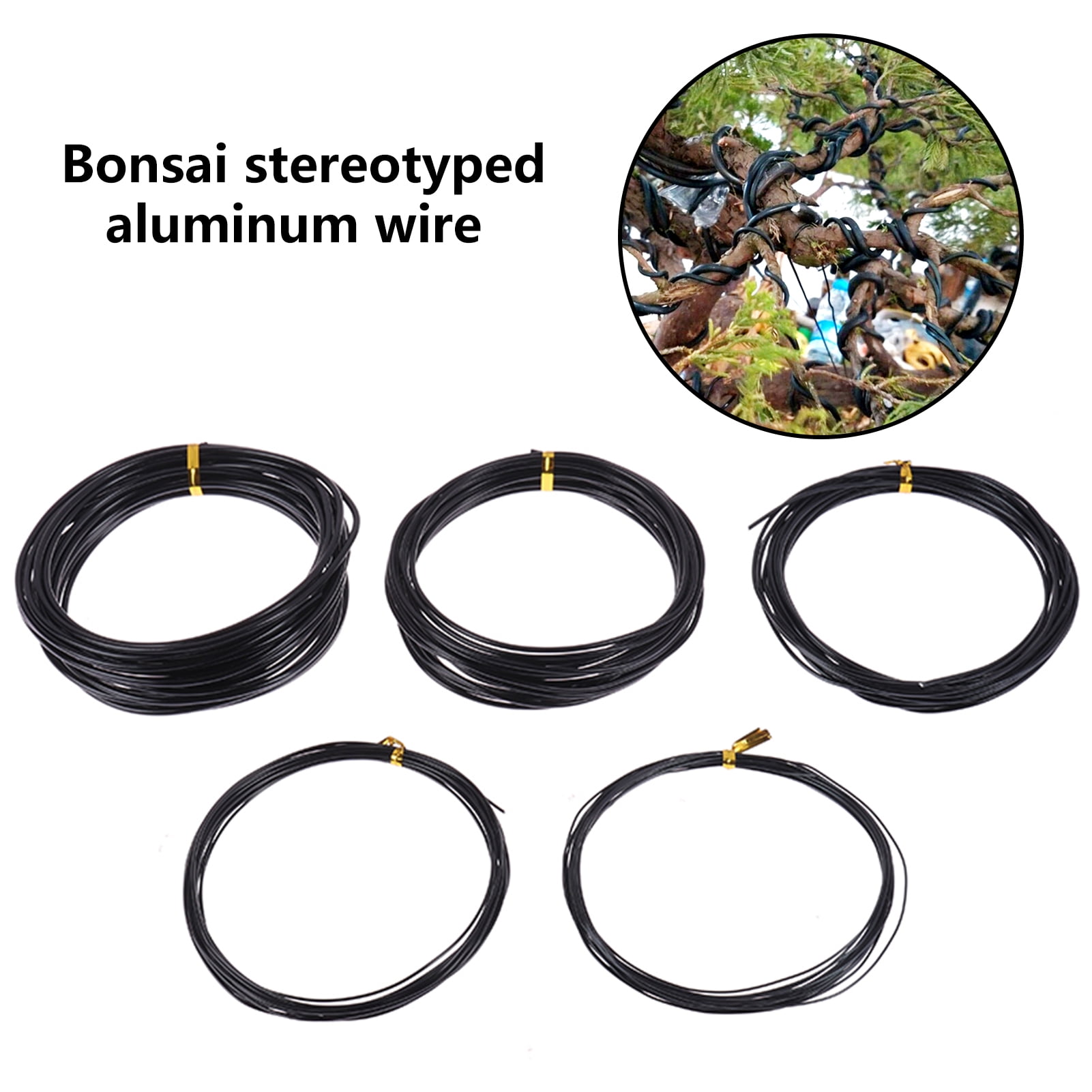 Yesbay 1 Roll 5m Bonsai Wire Bendable Reusable Rustproof Flexible ...