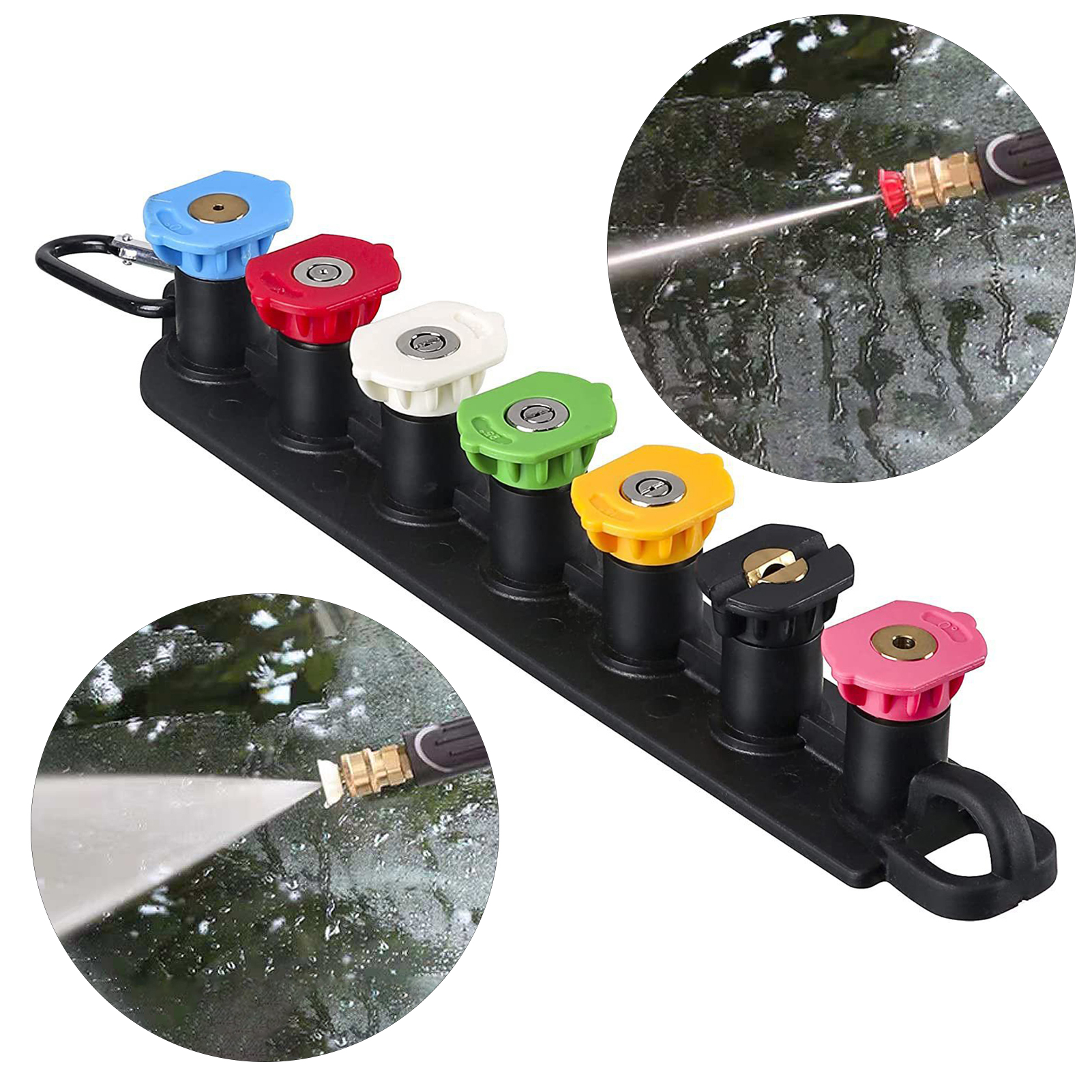 Yesbay 1 Set Pressure Washer Tips with Nozzle Holder Pressure Washer ...